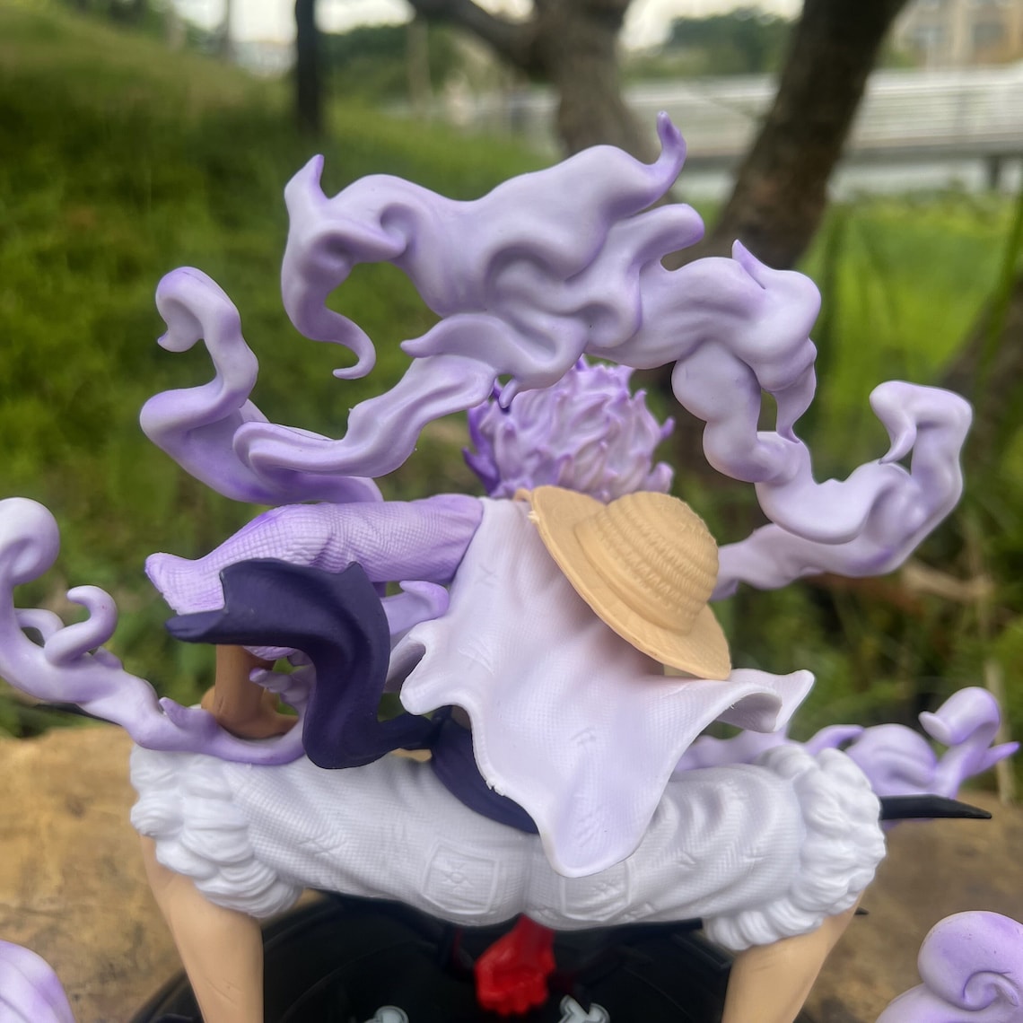 One Piece Anime 20cm Luffy Gear 5 Figure With Stand Wano Arc Brand New ...