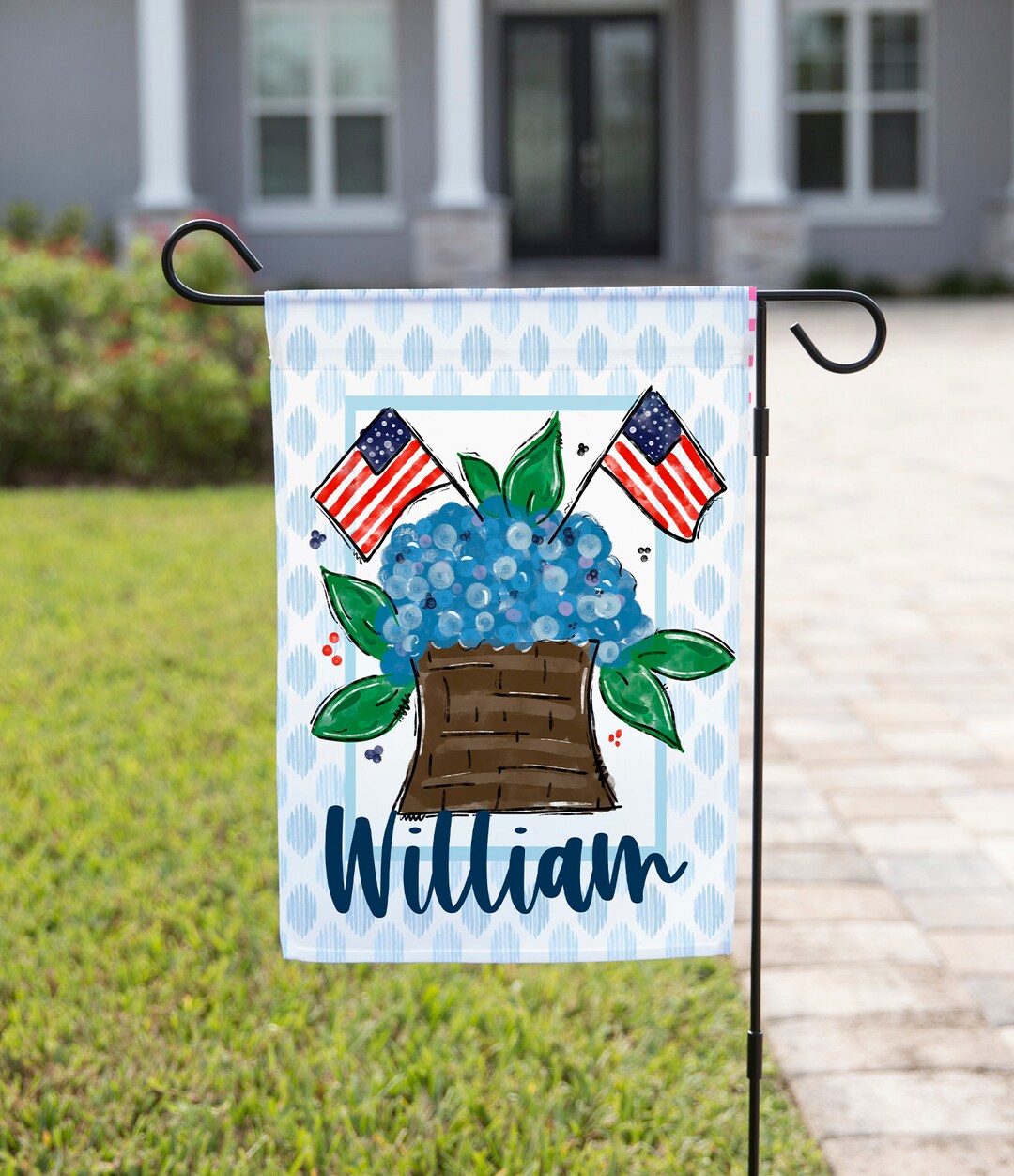 Personalized Garden Flags Spring Garden Flag, Summer Garden Flag, Porch ...