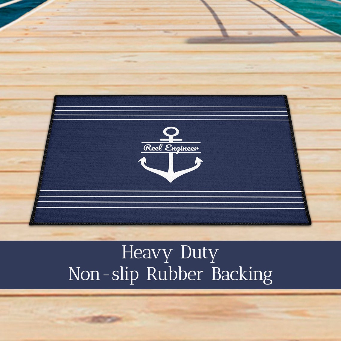 Custom Boarding Mat Personalized Welcome Mat Boat Gifts Ideas Nautical ...