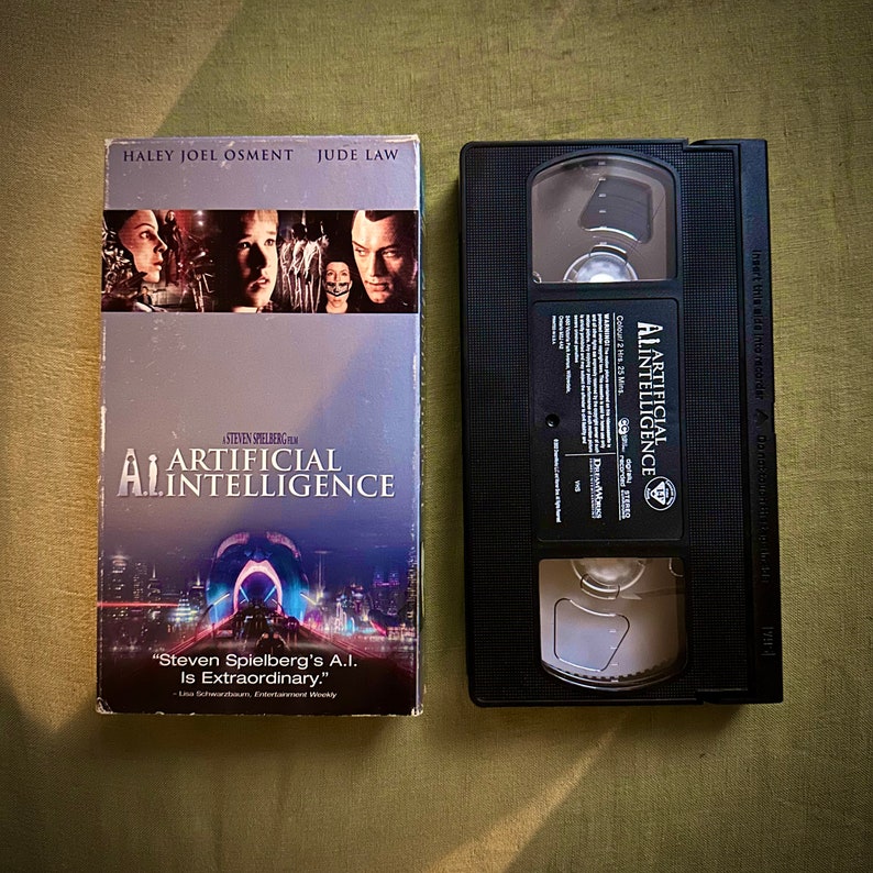 A.I. Artificial Intelligence VHS TAPE 2001 Scifi Classic - Etsy