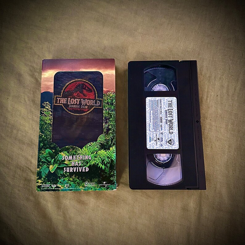Jurassic Park: the Lost World VHS TAPE 90's Classic - Etsy