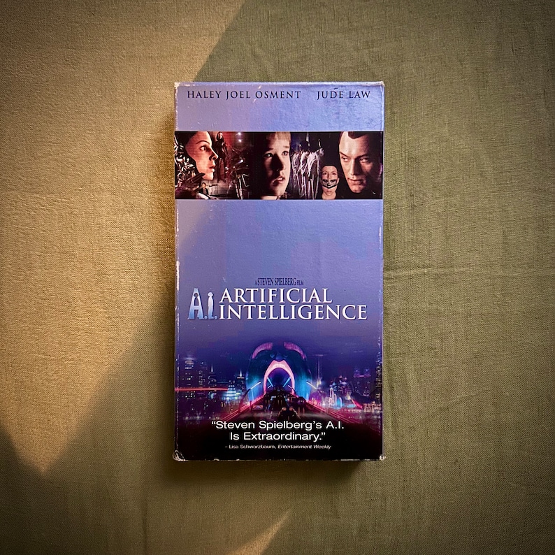 A.I. Artificial Intelligence VHS TAPE 2001 Scifi Classic - Etsy