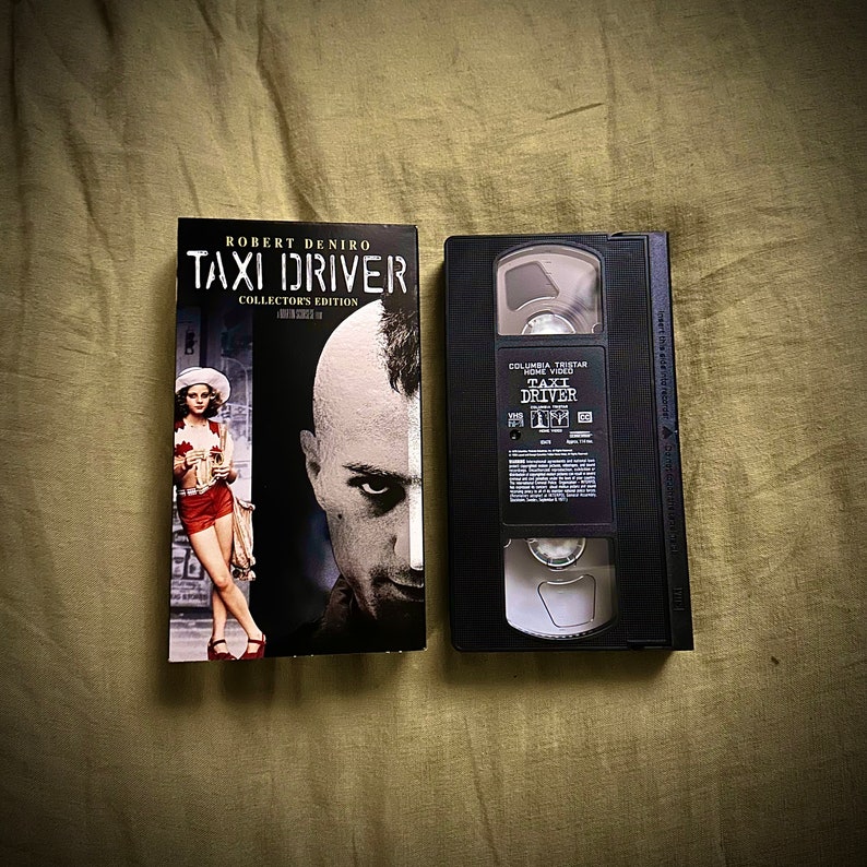 Taxi Driver VHS TAPE 90s Drama Classic Robert De Niro, Jodie Foster ...