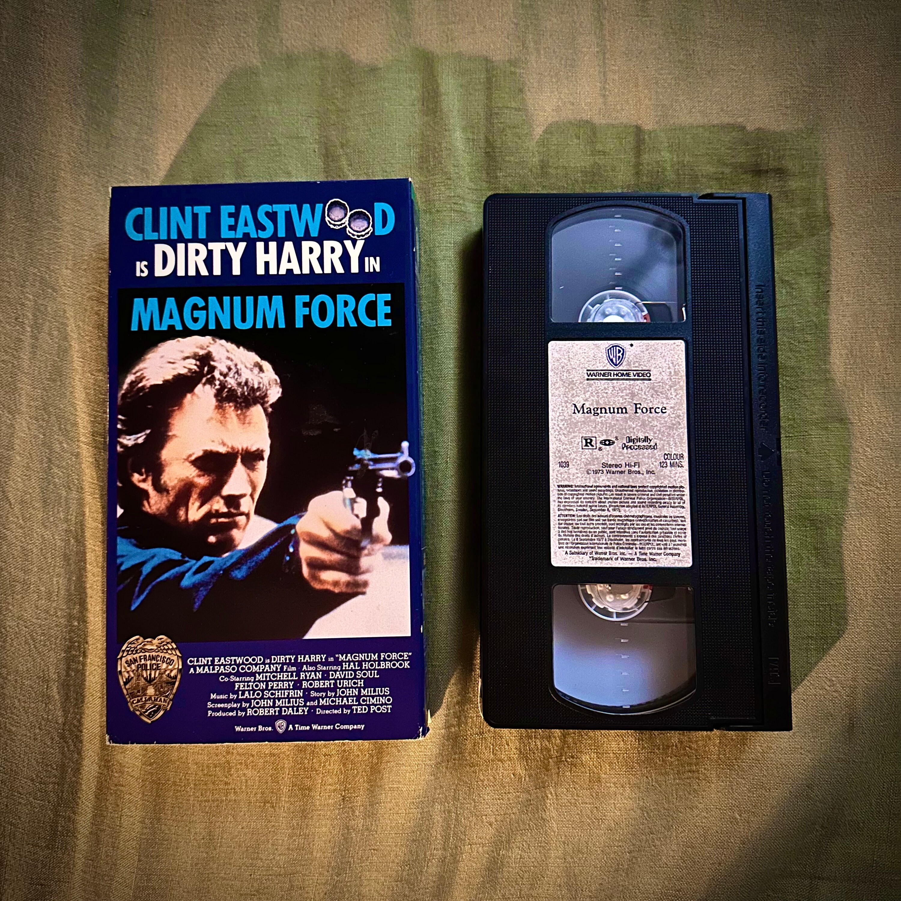 Magnum Force VHS Tape 1973 Action Classic Ted Post - Etsy