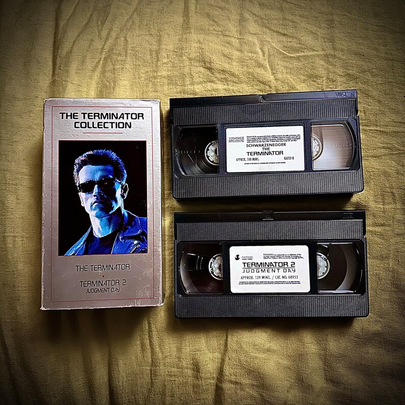 The Terminator Collection VHS TAPE 1984 / 1991 Action - Etsy