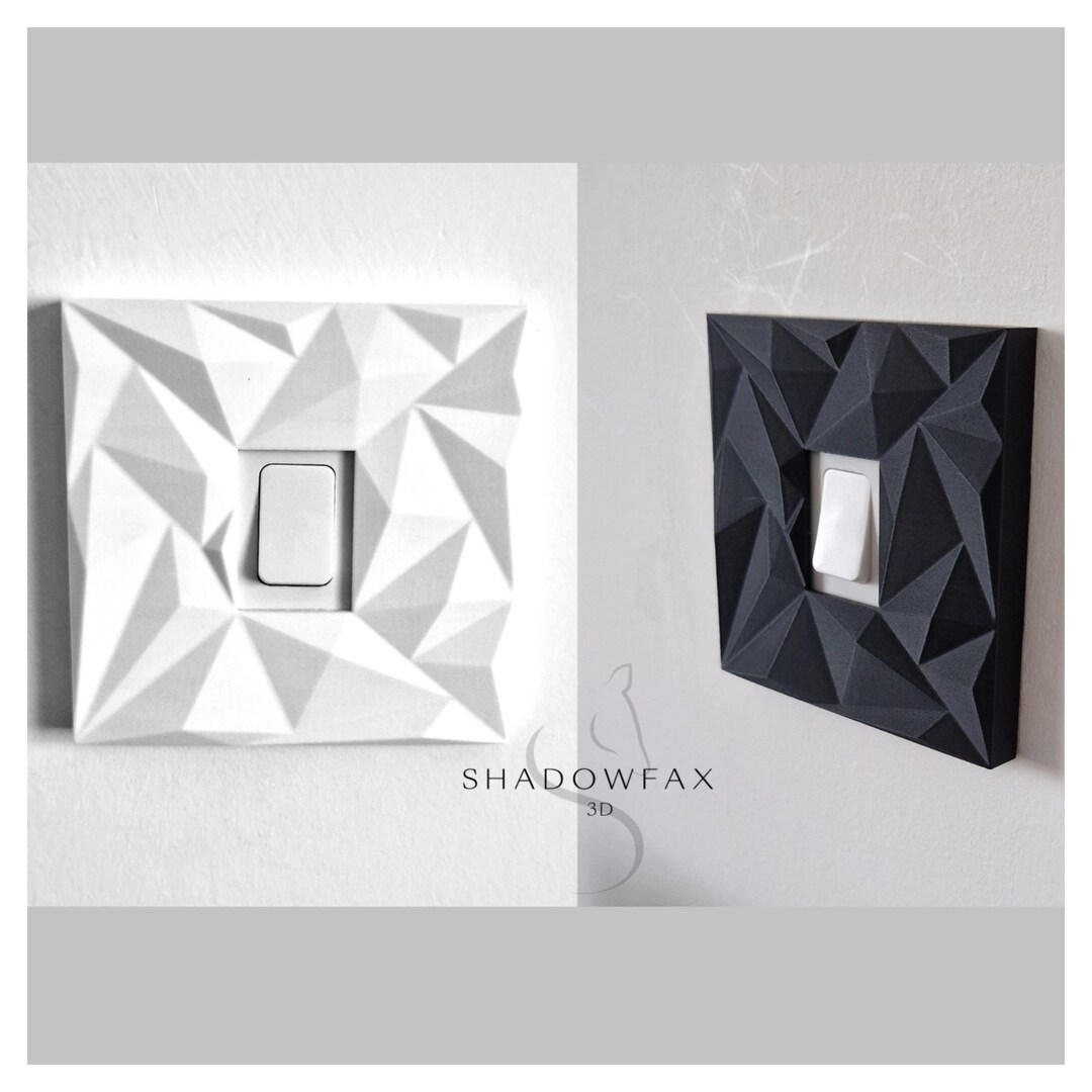 Light Switch Cover Surround Modern Switch | Single Double Light Switch ...