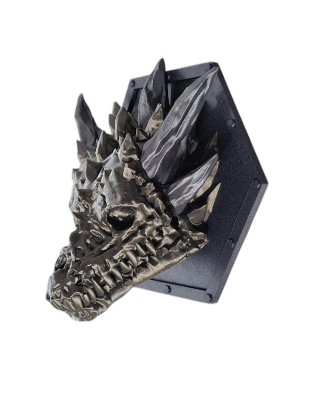 Dragon Head Skull Wall Panel | 3D Wall Panels Decor | Mythical Dragon ...