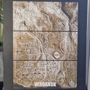 Call of Duty Verdansk Map Fan Art | Warzone Verdansk Map Art | Cod ...
