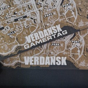 Call of Duty Verdansk Map Fan Art | Warzone Verdansk Map Art | Cod ...