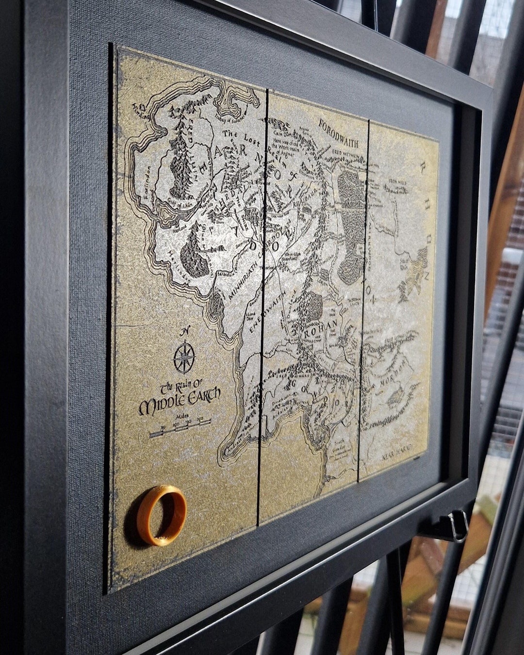 Lord of the Rings Map Fan Art | LOTR Map Art | Tolkien Map Print ...