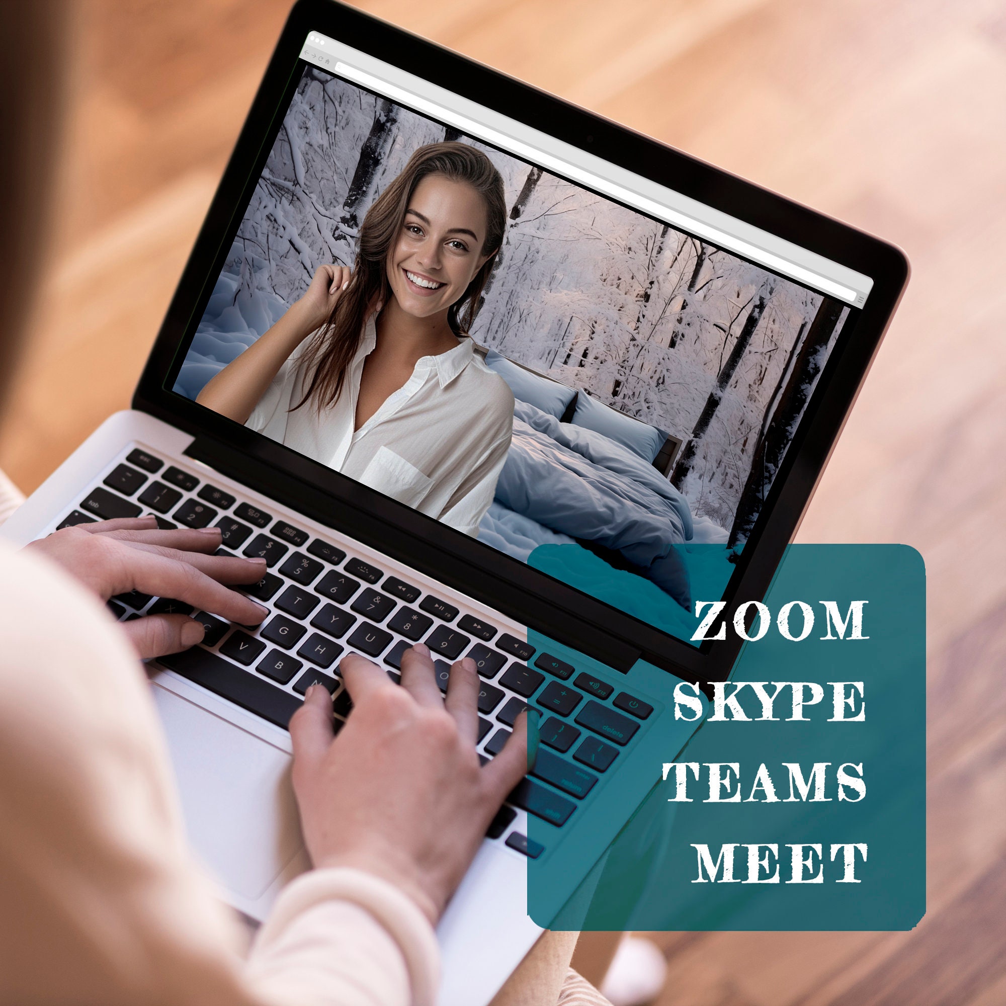 Snow Storm Zoom Background 3 · Teams · Skype · Meet · Zoom / Snowy ...