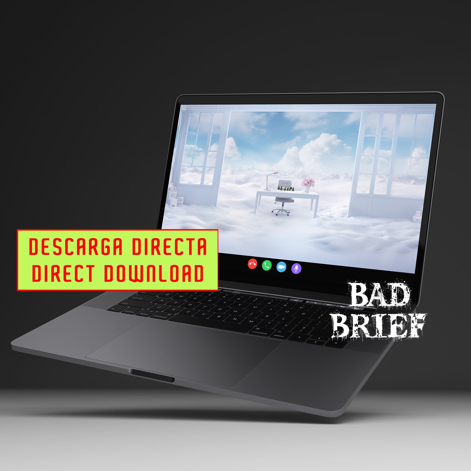 Snowy Office Background 4 for Zoom · Teams · Skype · Meet / Snowy ...