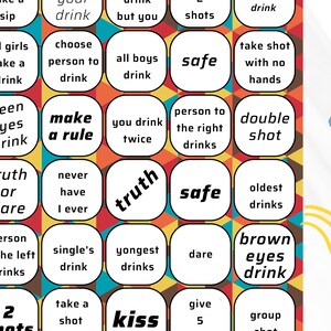 Drunk Dice Drinking Games for Adults Alcohol Game, Printable PDF PNG - Etsy
