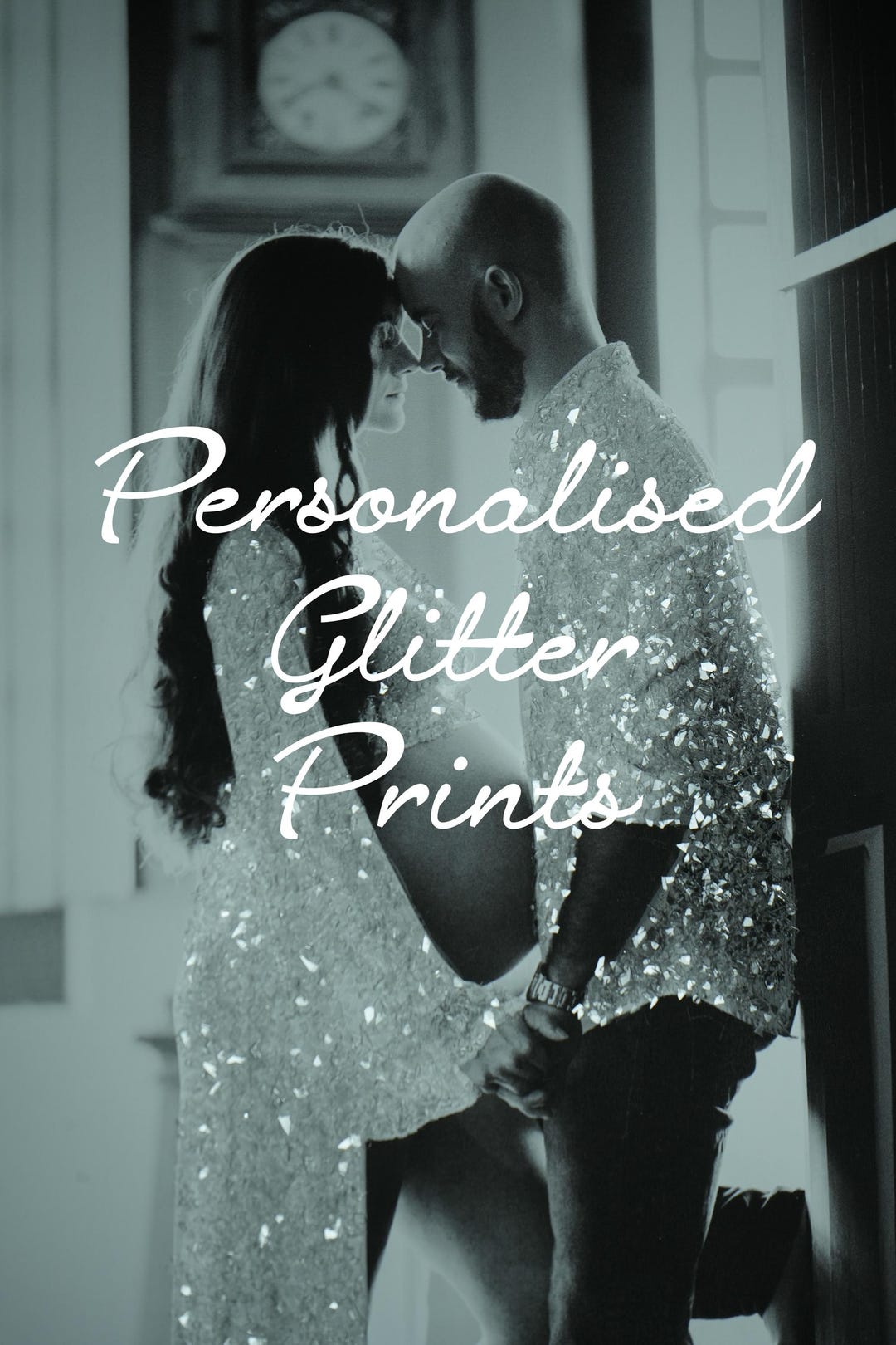 Personalised Glitter Photo Print - A4 Size Handmade Sparkly Wall Art - Etsy