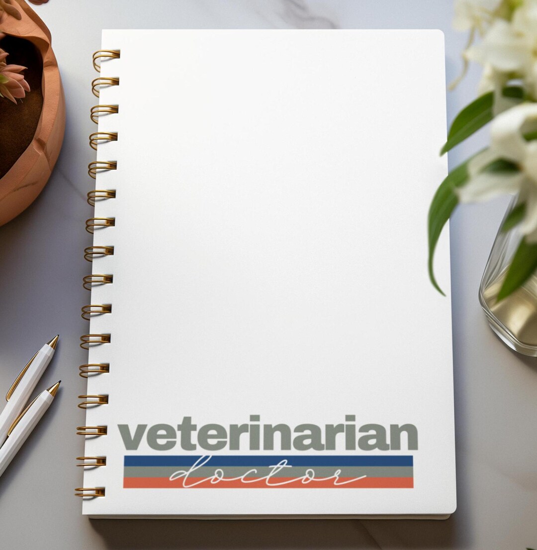 Veterinarian Doctor Spiral Notebook: Ruled Line Vet Journal - Etsy