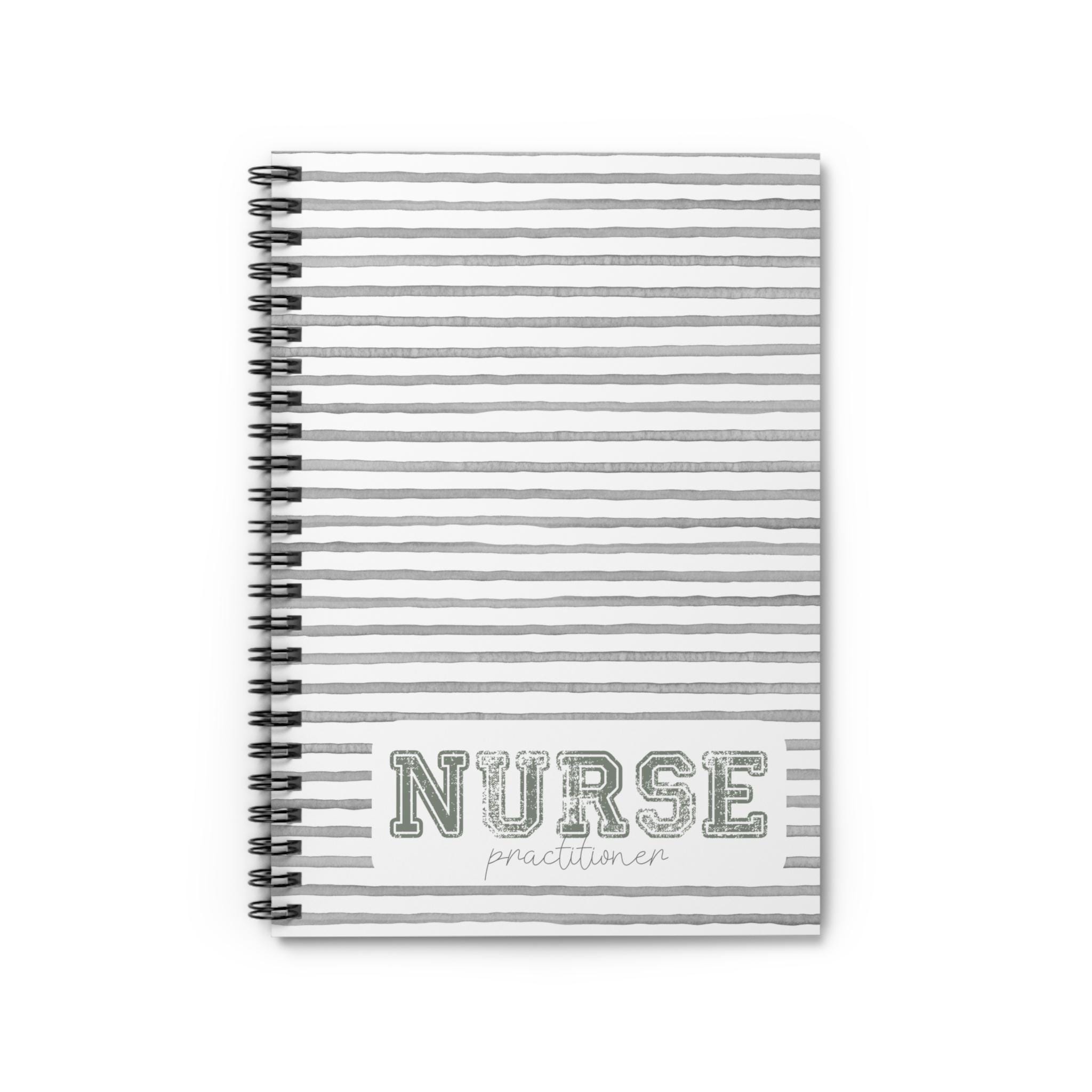 Nurse Practitioner Unisex Journal, Medical Student Gift, Spiral ...