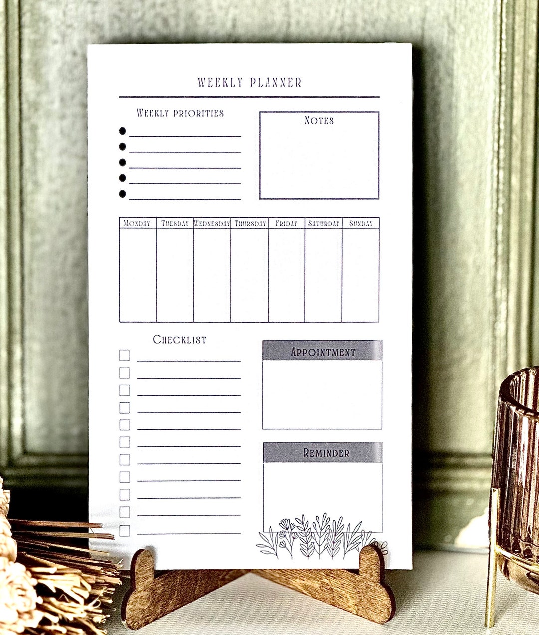 Chingaderas Que Hacer To-do Weekly Planner - Etsy