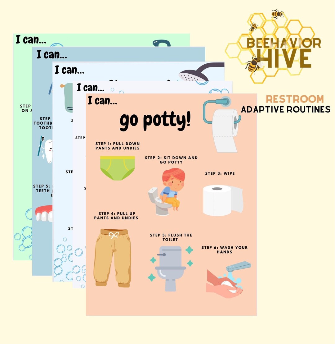 Adaptive Routine/bathroom Task Analysis - Etsy