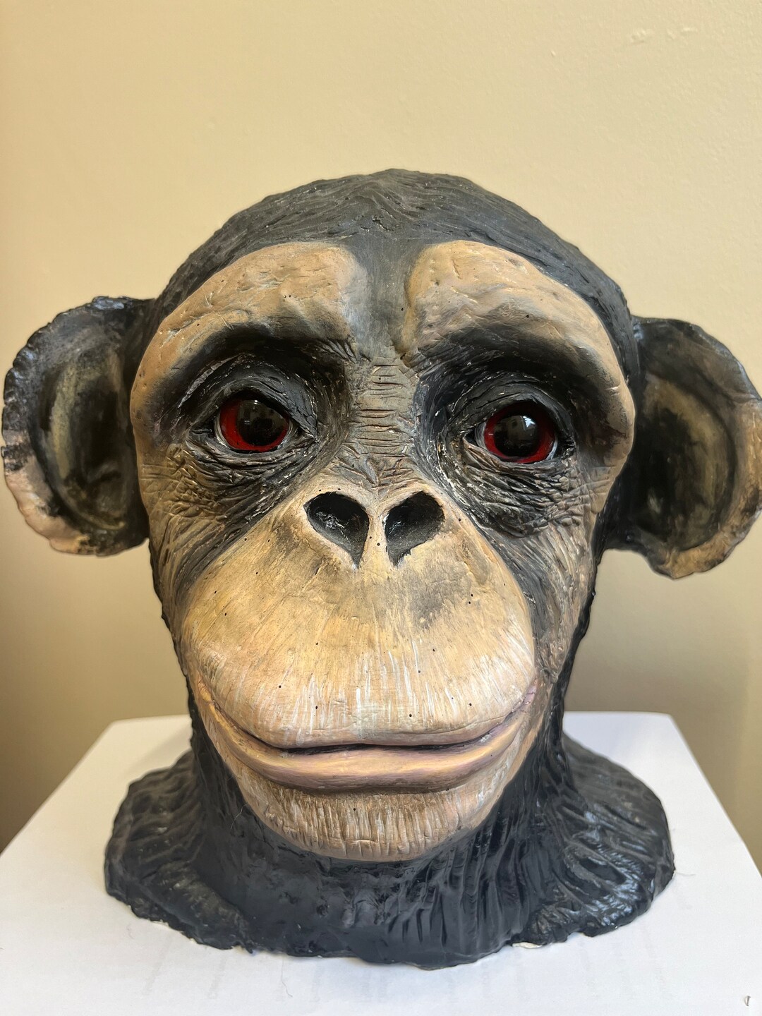 Chimp Sculpture - Etsy