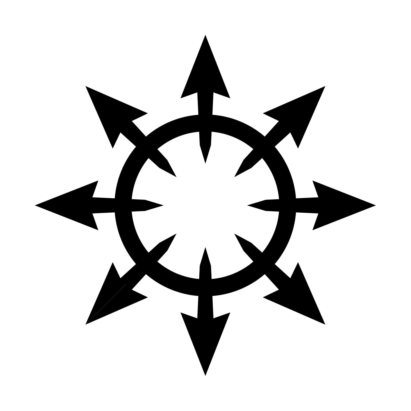 WH Chaos Symbol SVG PNG - Etsy.de