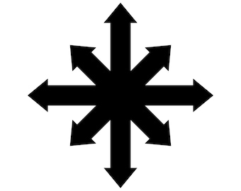 WH Chaos Symbol SVG PNG - Etsy.de