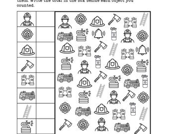 Community Helpers I Spy Worksheet | Grades K-2, Classroom Activity (PDF ...