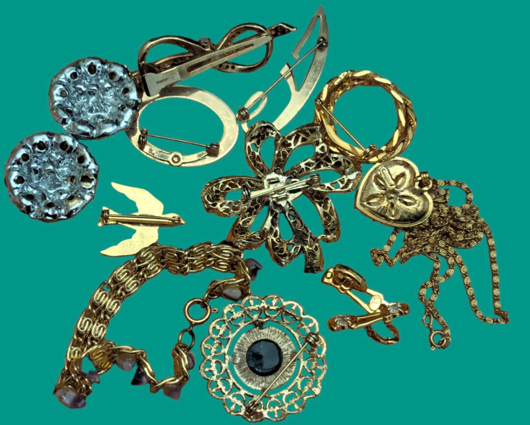 Vintage Jewelry Lot Assorted - Etsy