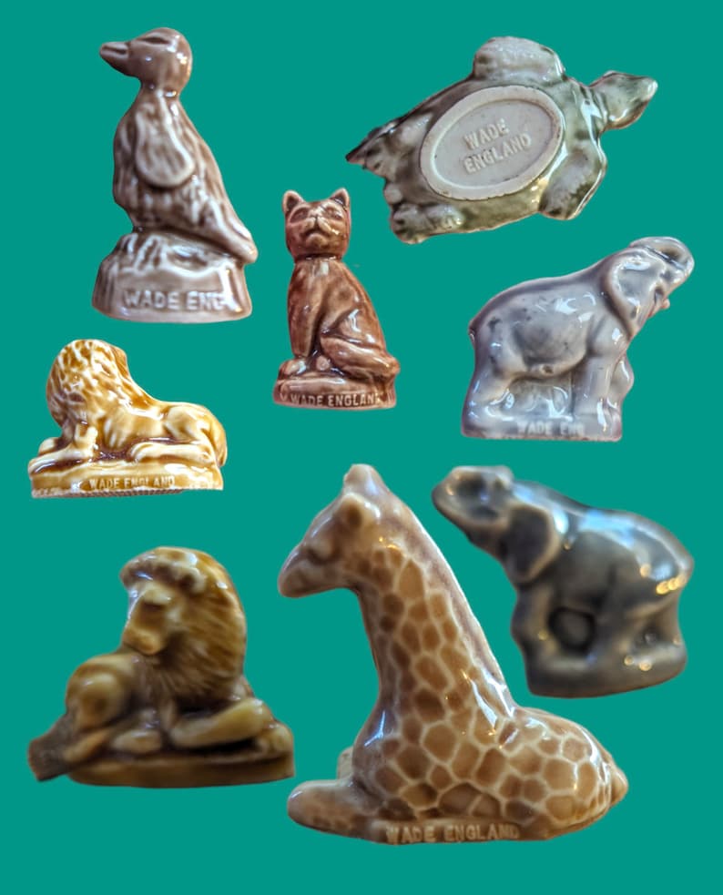 Vintage Wade England Animal Tea Figurines - Etsy