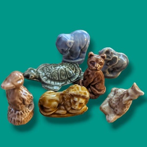 Vintage Wade England Animal Tea Figurines - Etsy