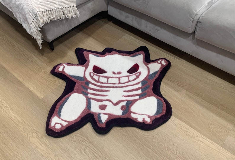 Custom Gengar Pokemon Tufted Rug - Etsy