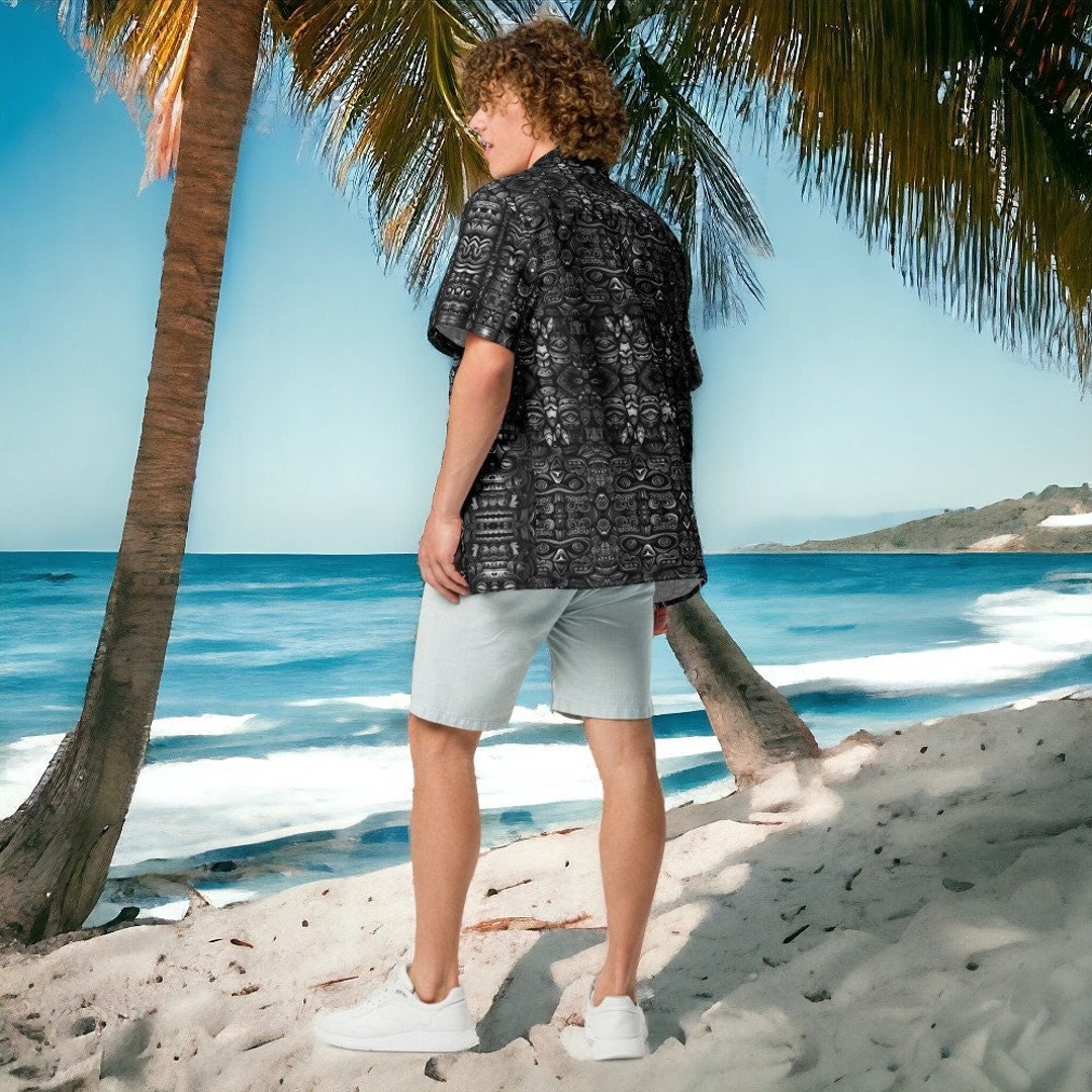 Psy Trance Goa Shirt, Maya Totem, Psychedelic Rave Wear, Festival ...