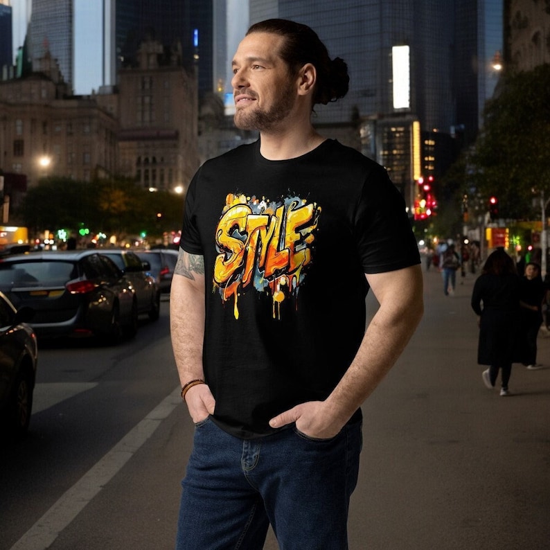 Urban Hip Hop T Shirt, Graffiti Streetwear T Shirt, Urban Style Text ...