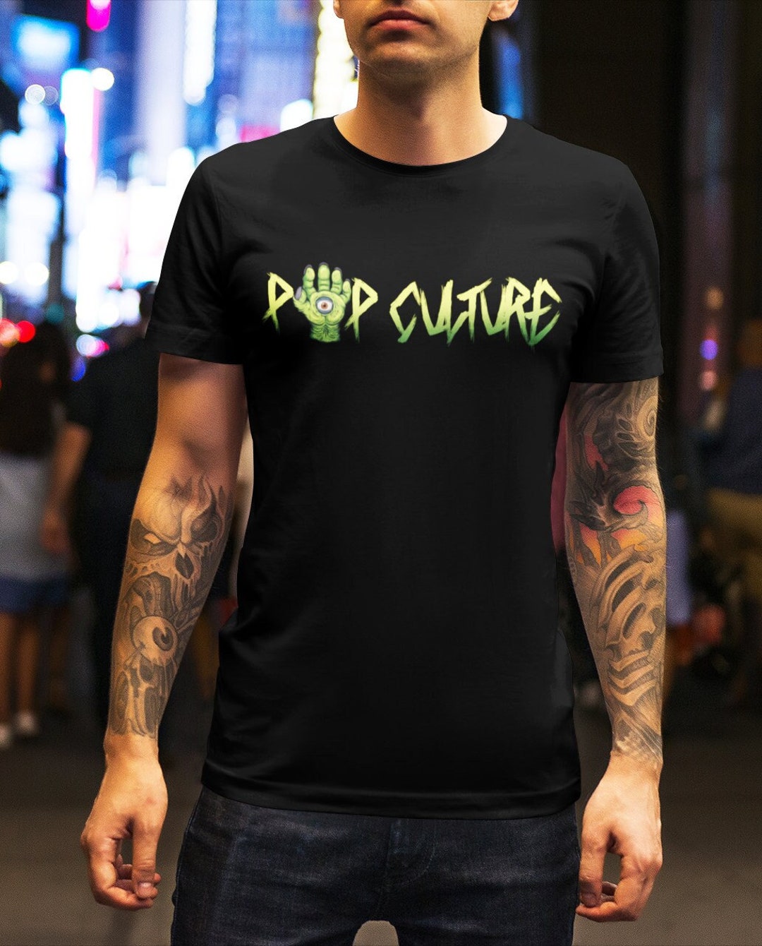 Streetwear T-shirt Pop Culture Monster Urban Hip Hop Tee Pop Culture ...