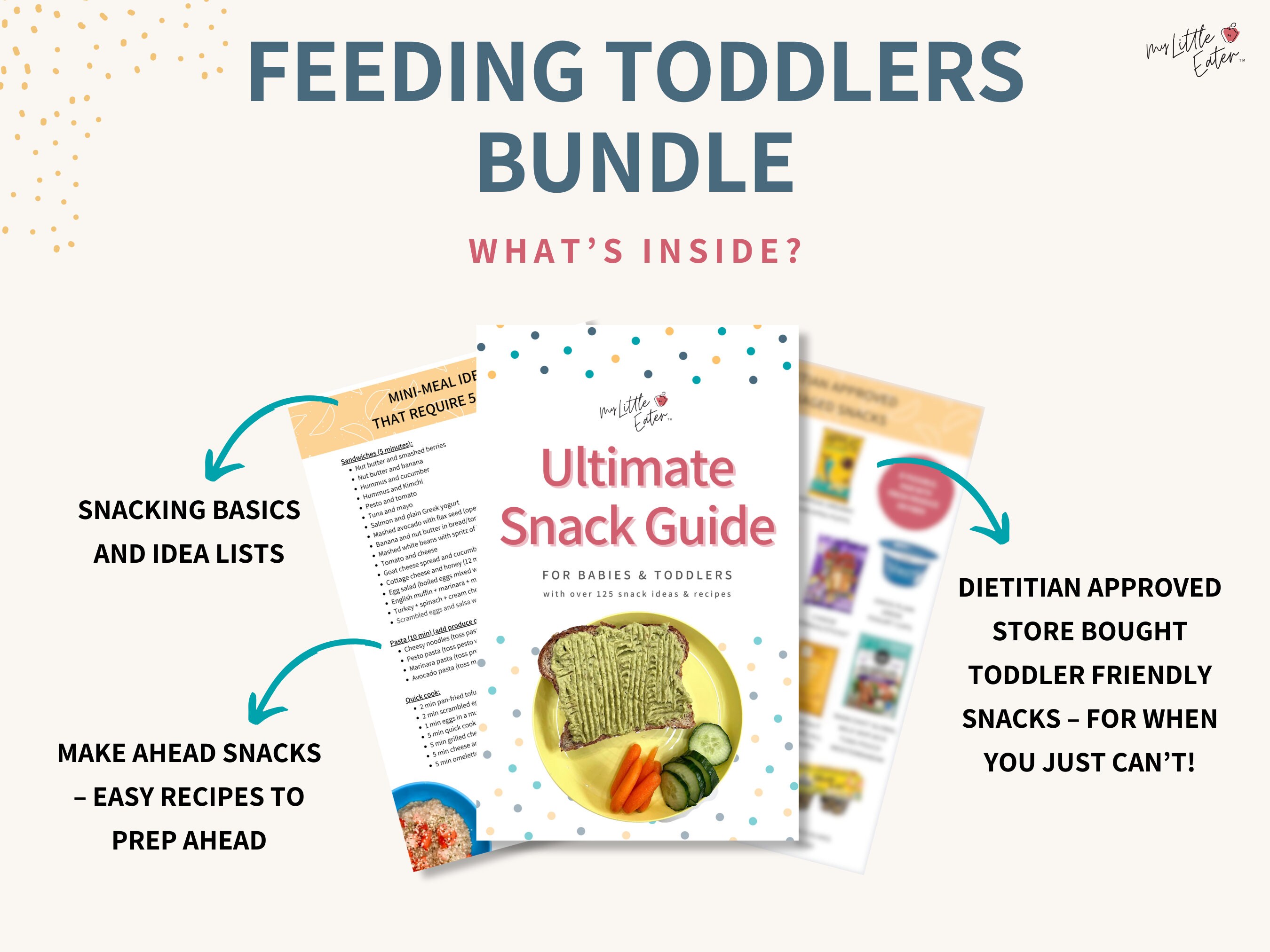Feeding Toddlers Bundle Ultimate Guide to Healthy Toddler Snacks PDF ...