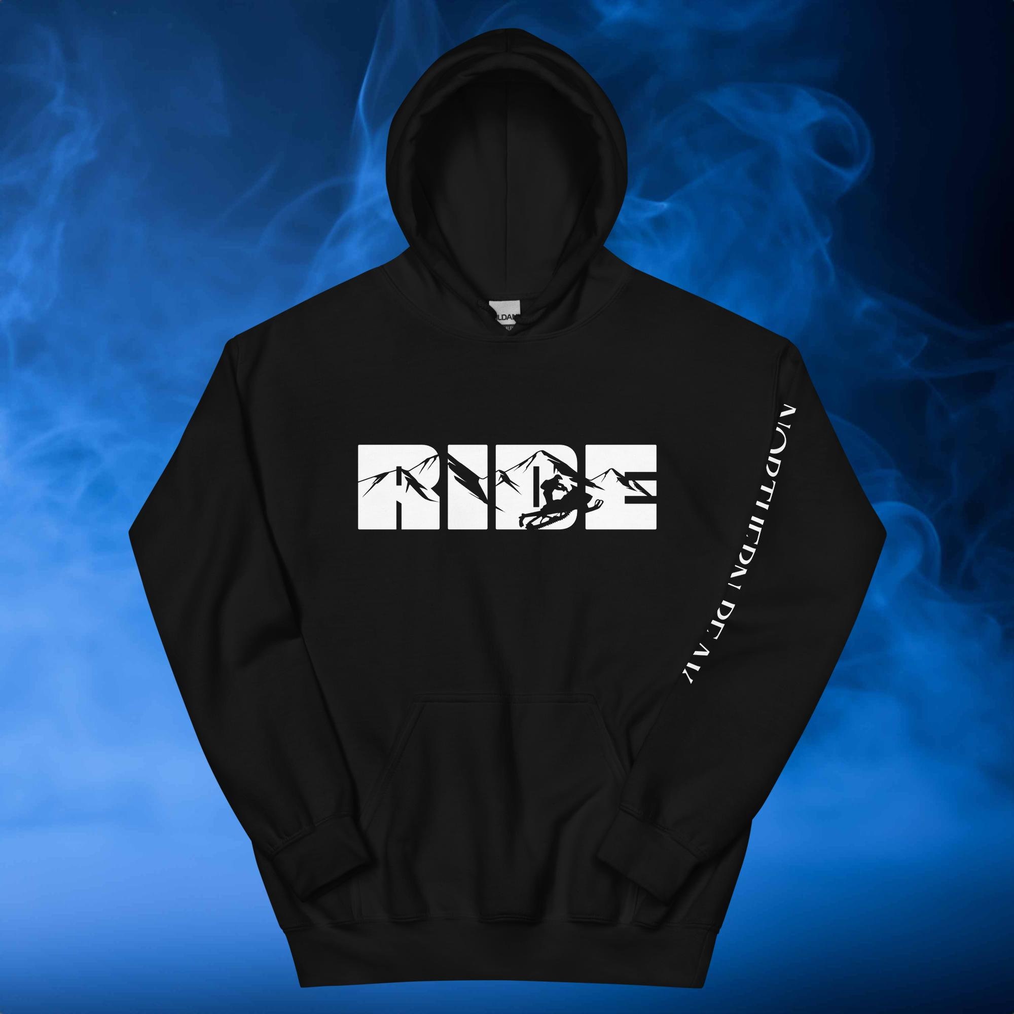 Ride Snowmobile Snowmobile Hoodie Snow Sledding Sled Life Winter Wear ...