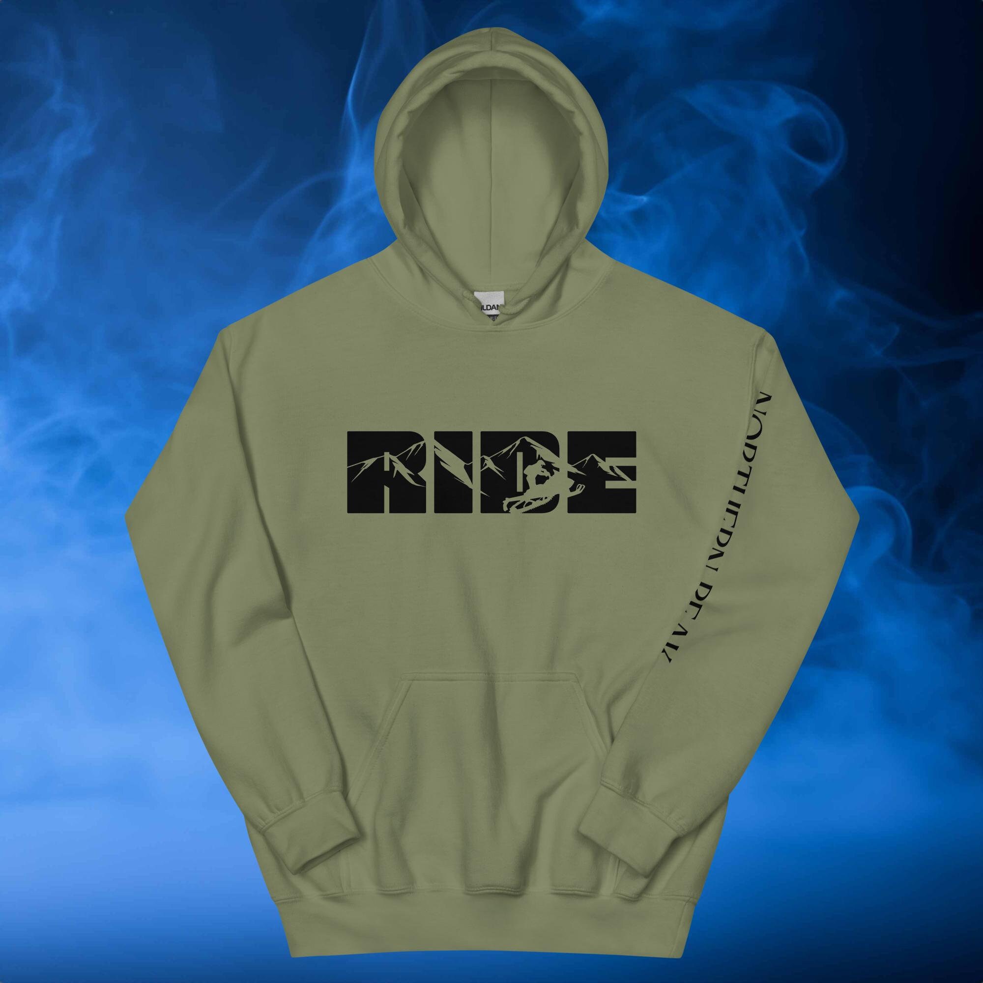 Ride Snowmobile Snowmobile Hoodie Snow Sledding Sled Life Winter Wear ...