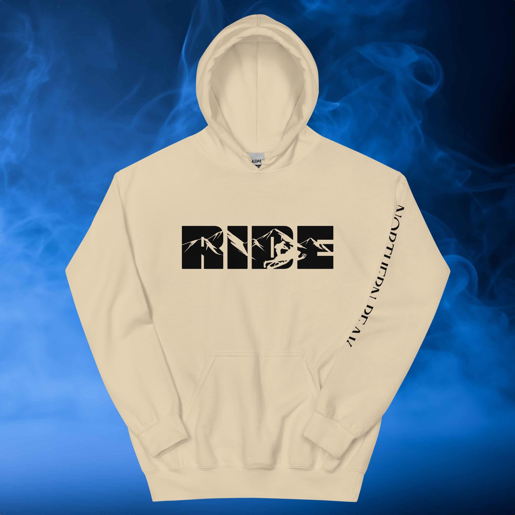 Ride Snowmobile Snowmobile Hoodie Snow Sledding Sled Life Winter Wear ...
