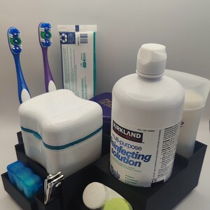 Self Care Organization Compartment retainers Dentures Denture Bath ...