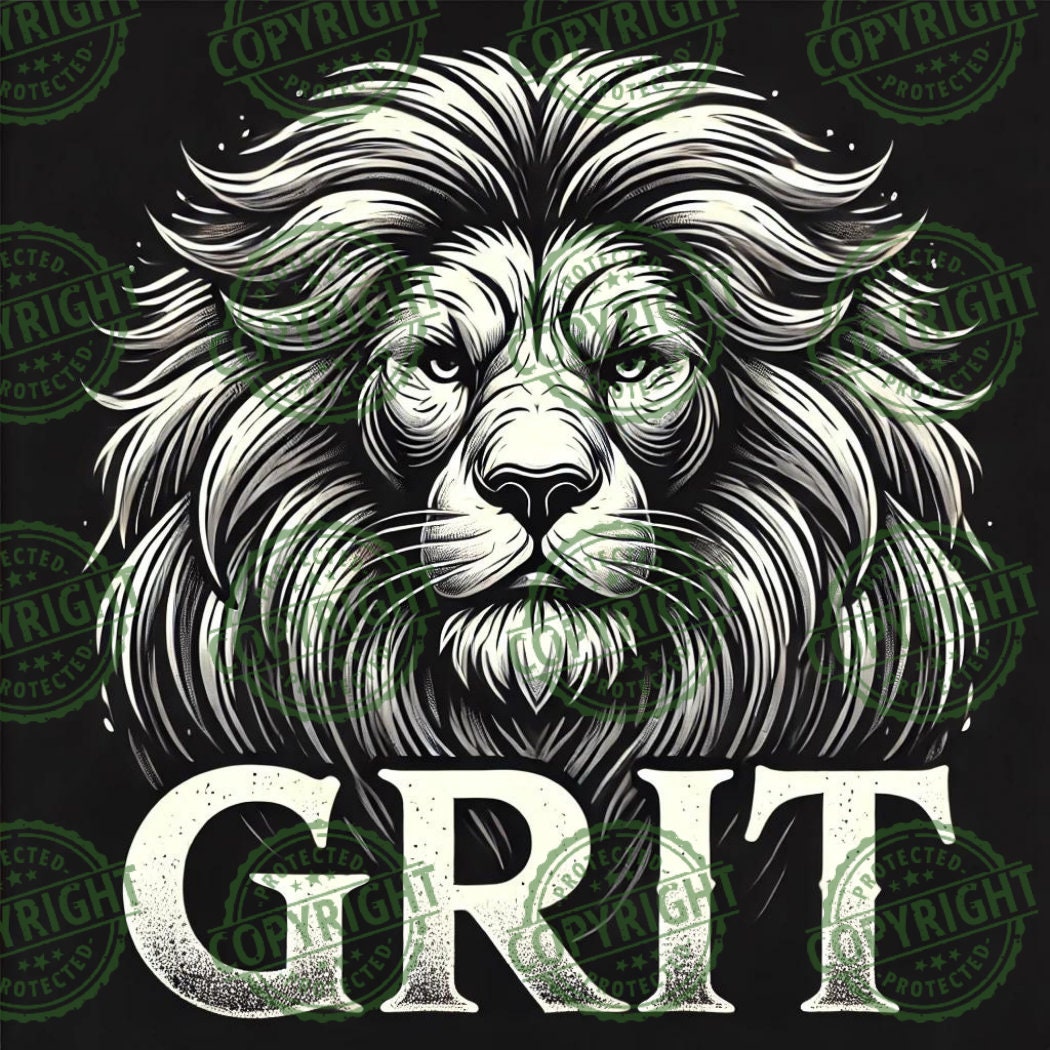 Detroit Lions Inspired Grit Graphic Print - Etsy