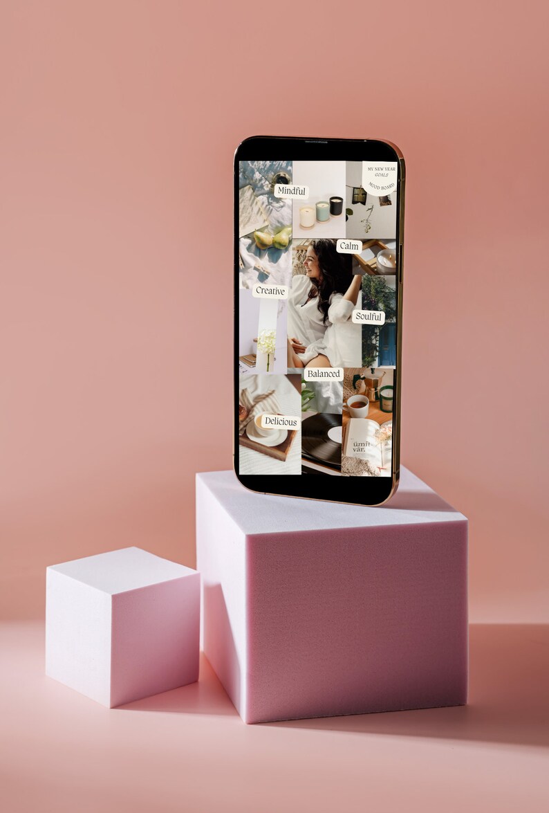 Dreamy Mood Board Aesthetic Mood Board Digital Download Printable Art ...