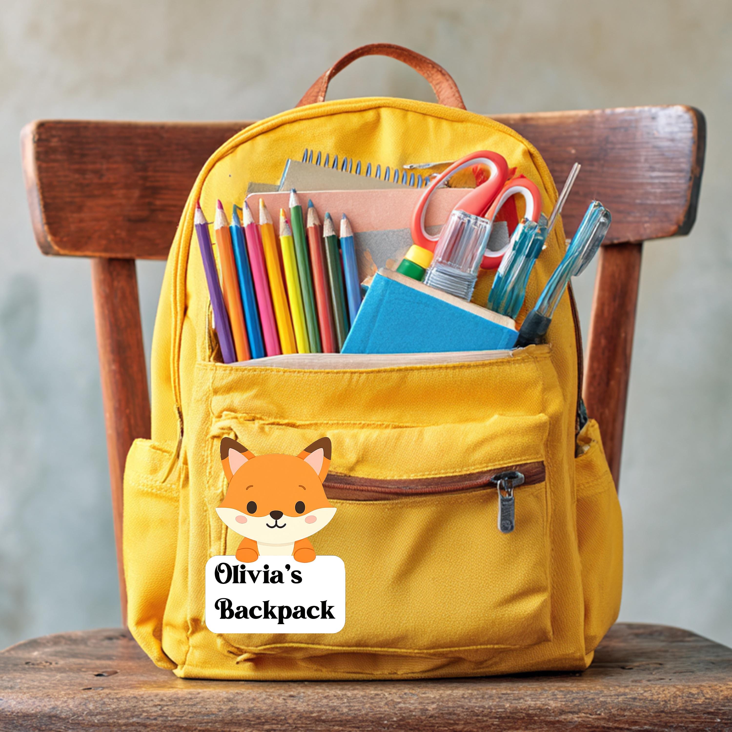 Printable Animal Name Tags for Students, Classroom Desks Labels, School ...