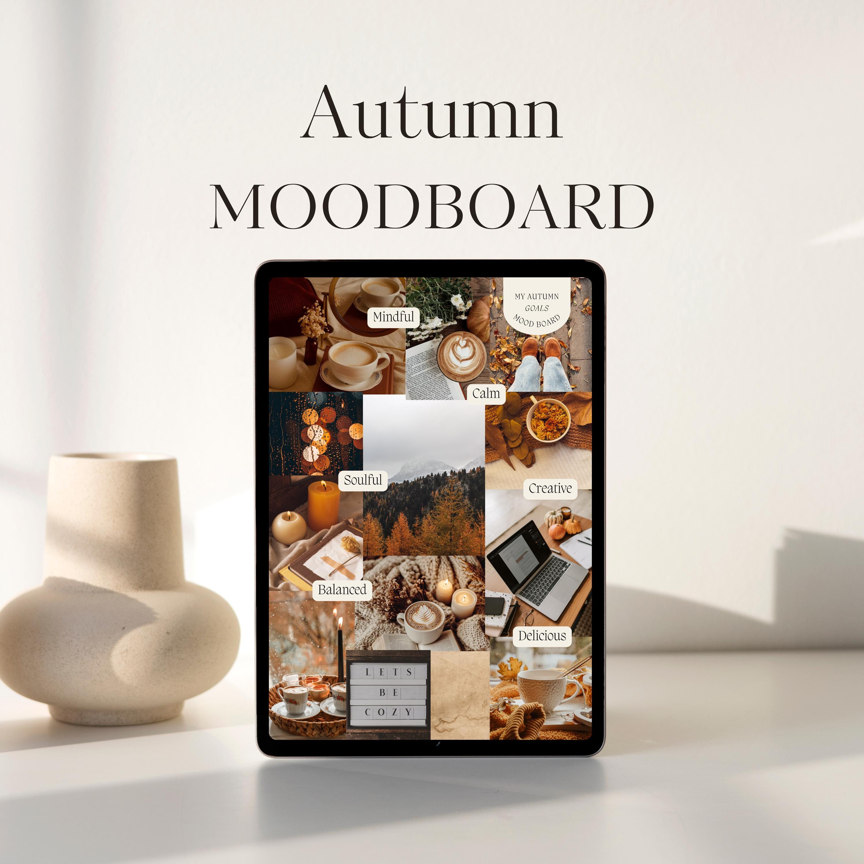 Fall Dreamy Mood Board | Aesthetic Autumn Images | Digital Download ...