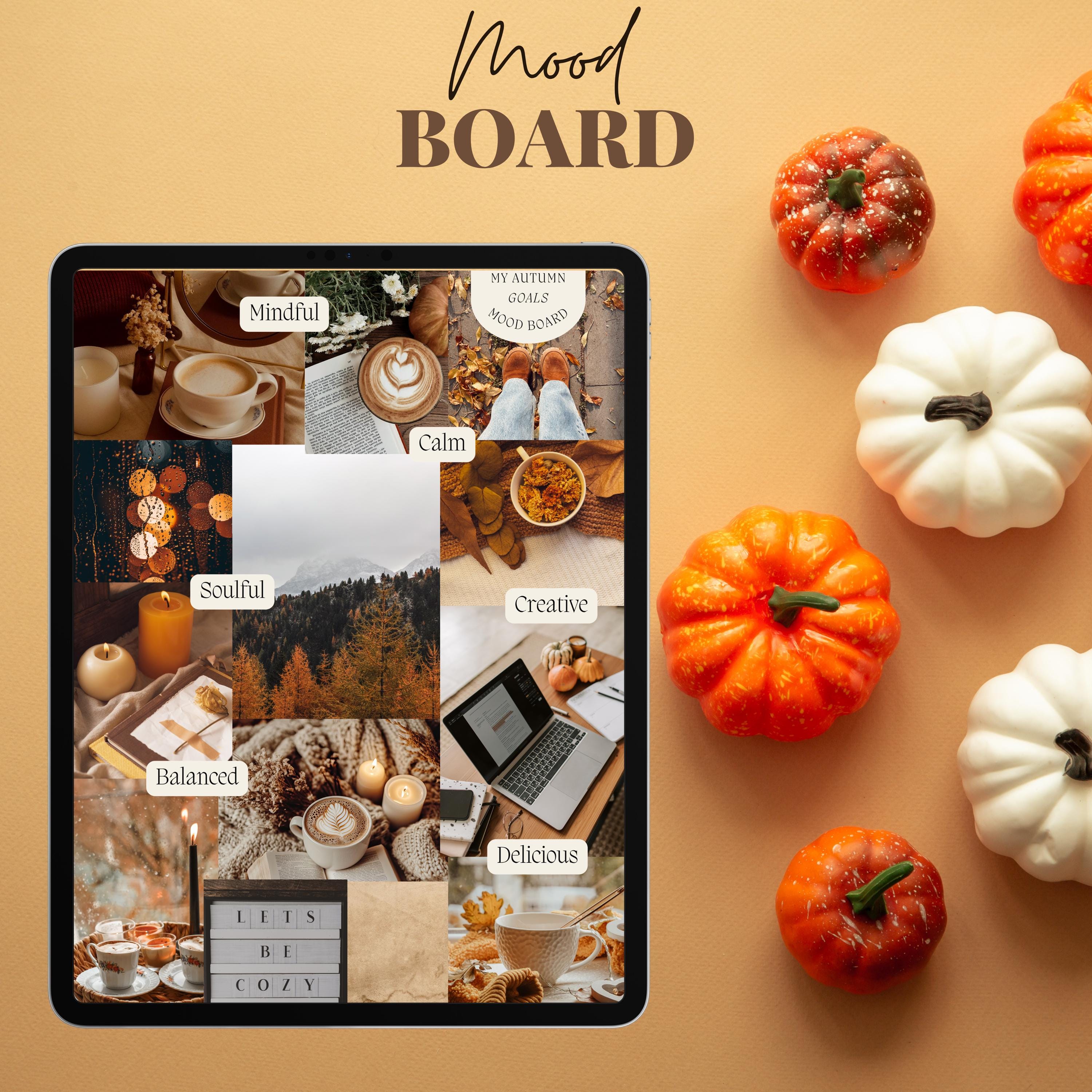 Fall Dreamy Mood Board | Aesthetic Autumn Images | Digital Download ...