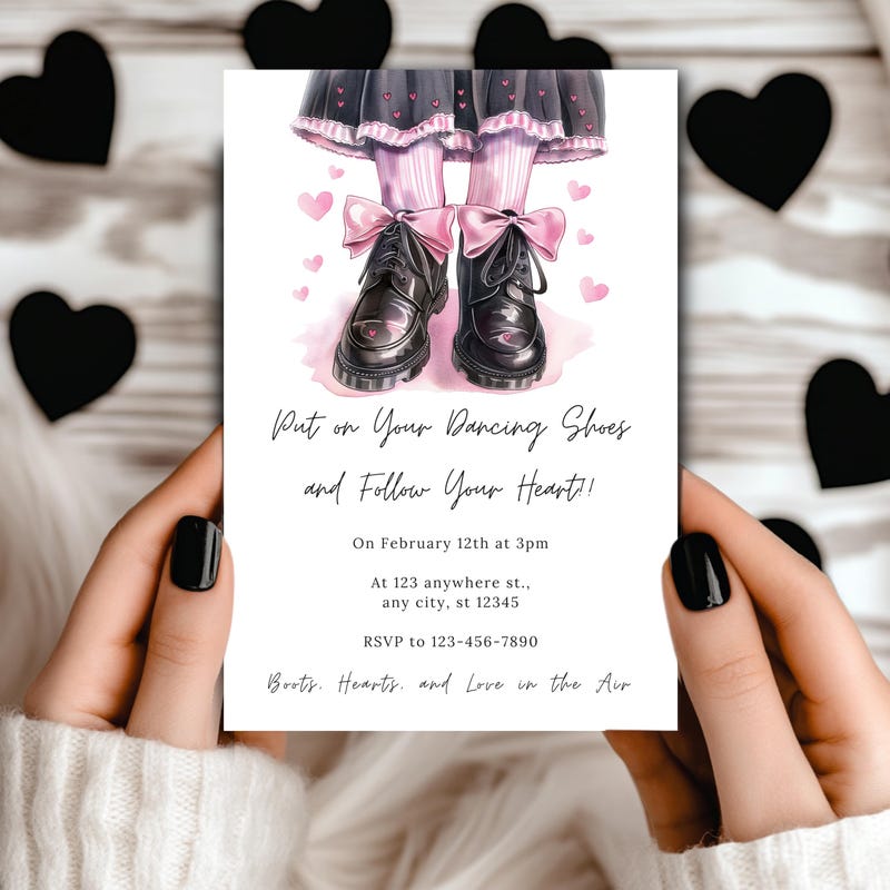 Shoe Invitations - Etsy