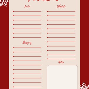 Christmas Planner, Printable Planner, Printable Gift Tags, Tags ...