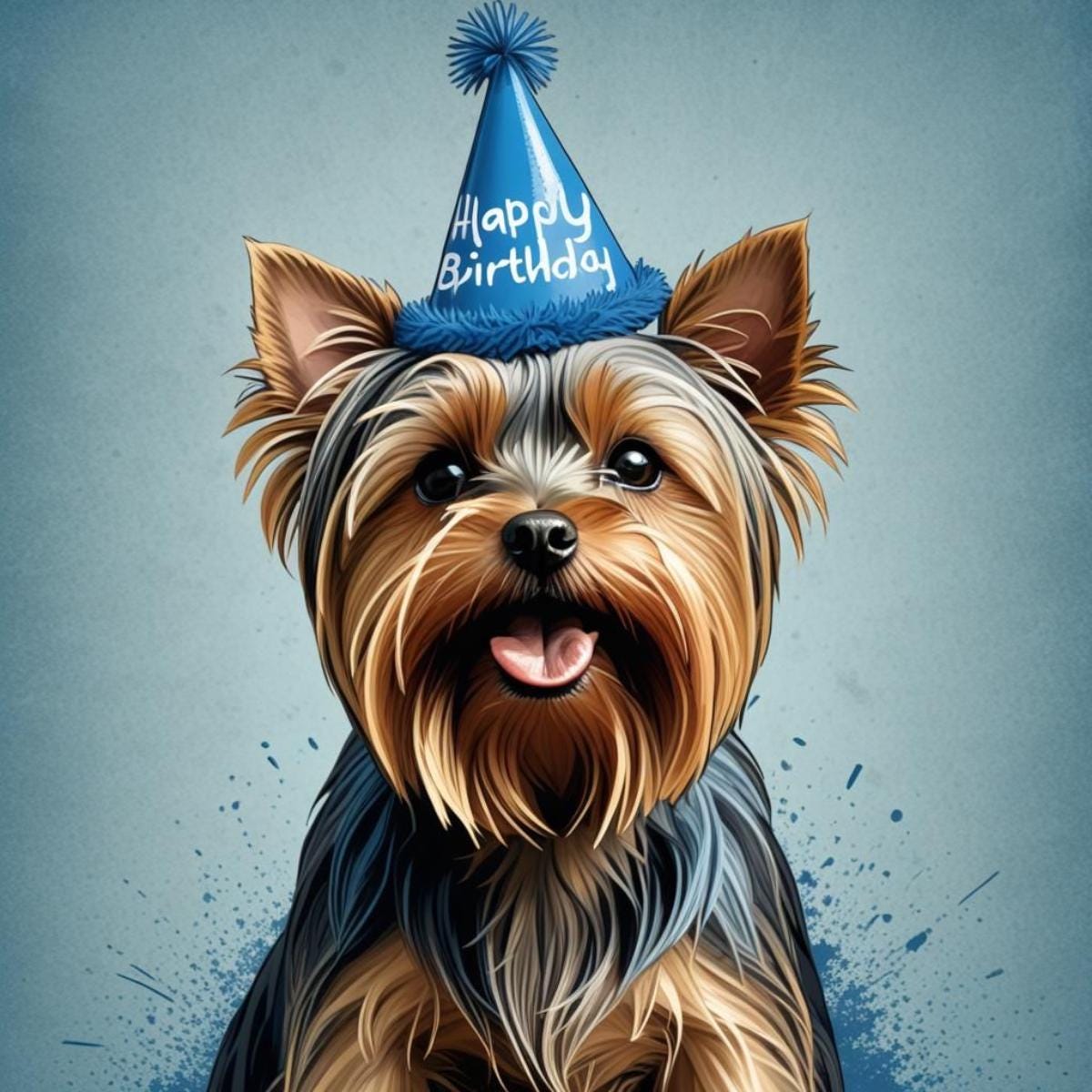 Yorkshire Terrier Birthday - Etsy