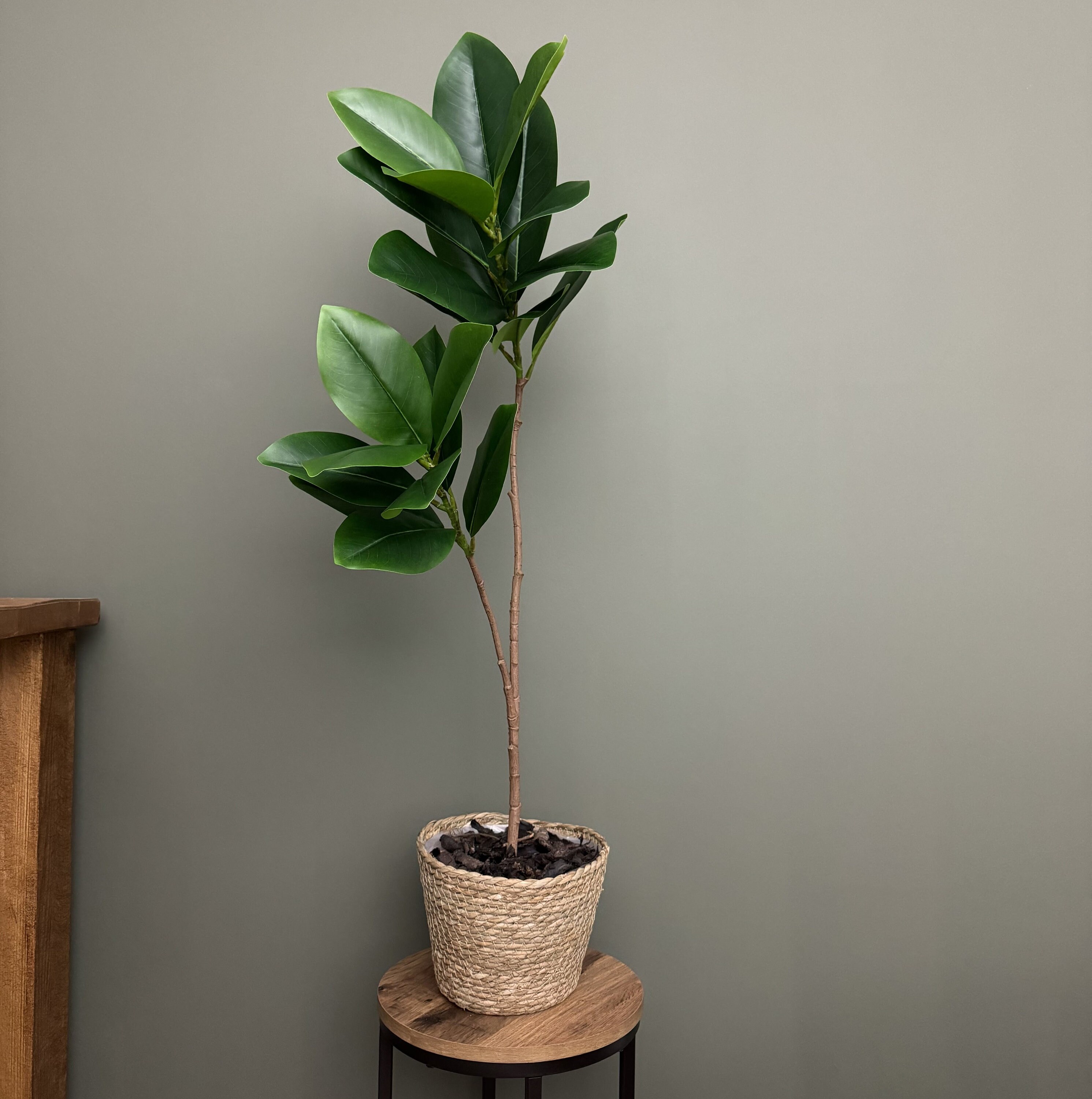 Woven Straw Basket Plant Pot Rattan Pot Boho Plant Pot Seagrass Basket ...