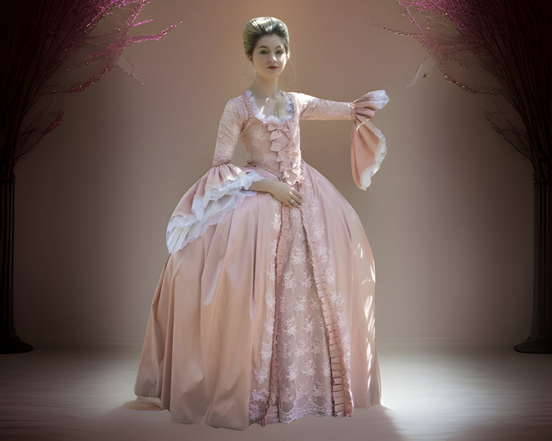 Victorian Masquerade Palace Gown Historical 18th Century Women Dress ...