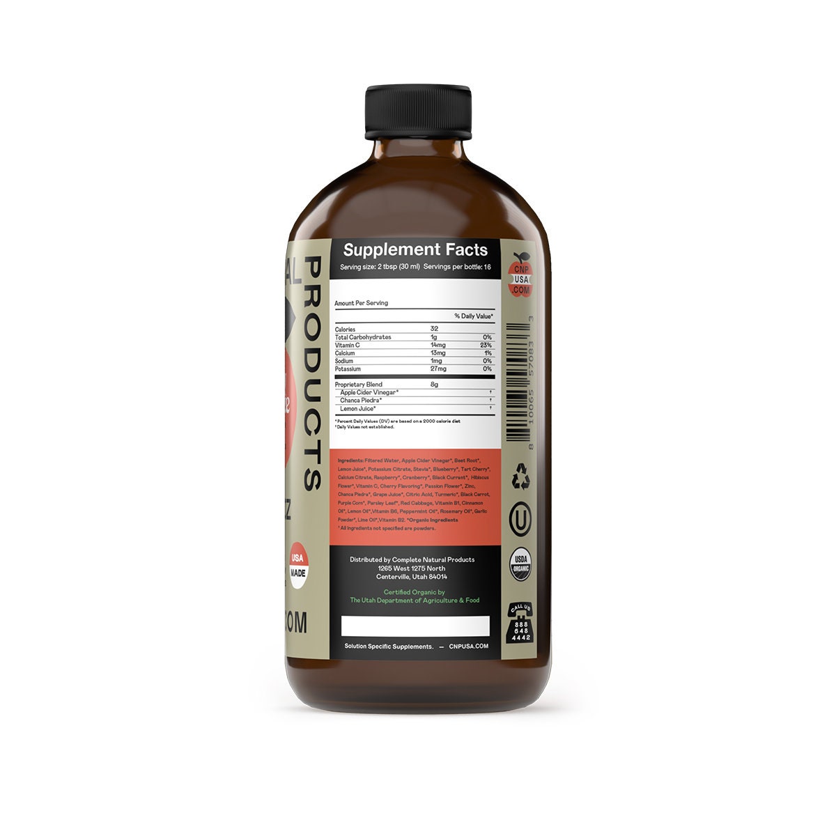Kidney Complete 16oz Glass Bottle, Kidney Health Cleanse & Support - Etsy
