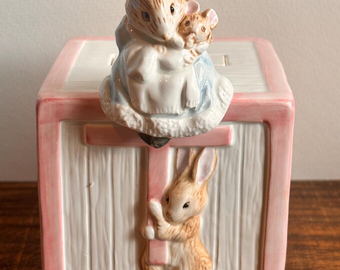 Peter Rabbit Coin Bank – Vintage Beatrix Potter Musical Nursery Decor ...